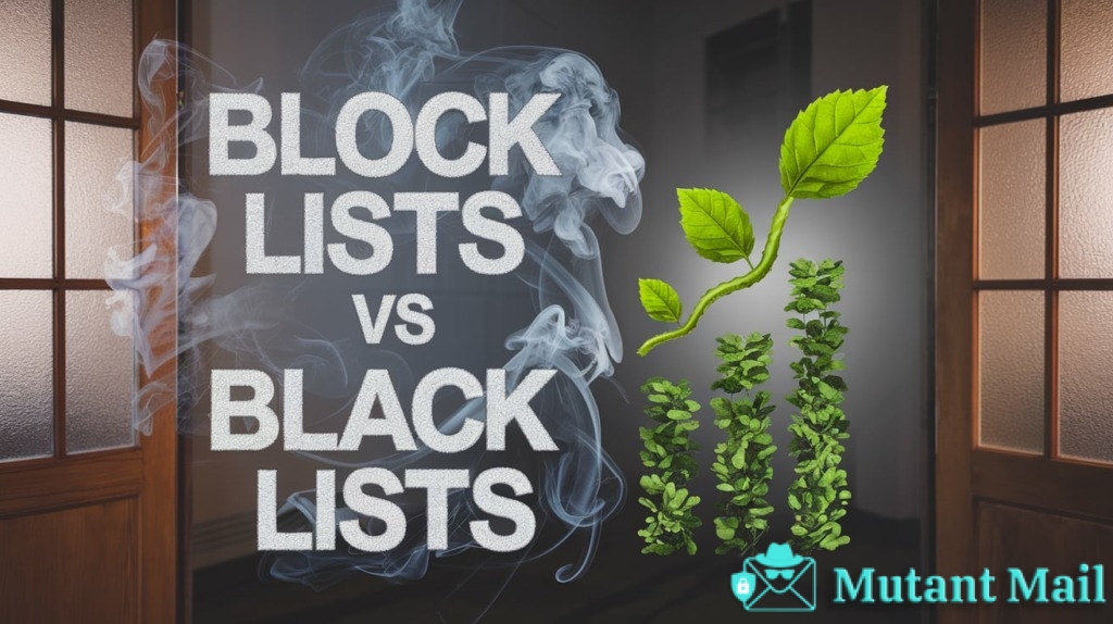 Block Lists vs Black Lists: Key Differences Explained - Mutant Mail